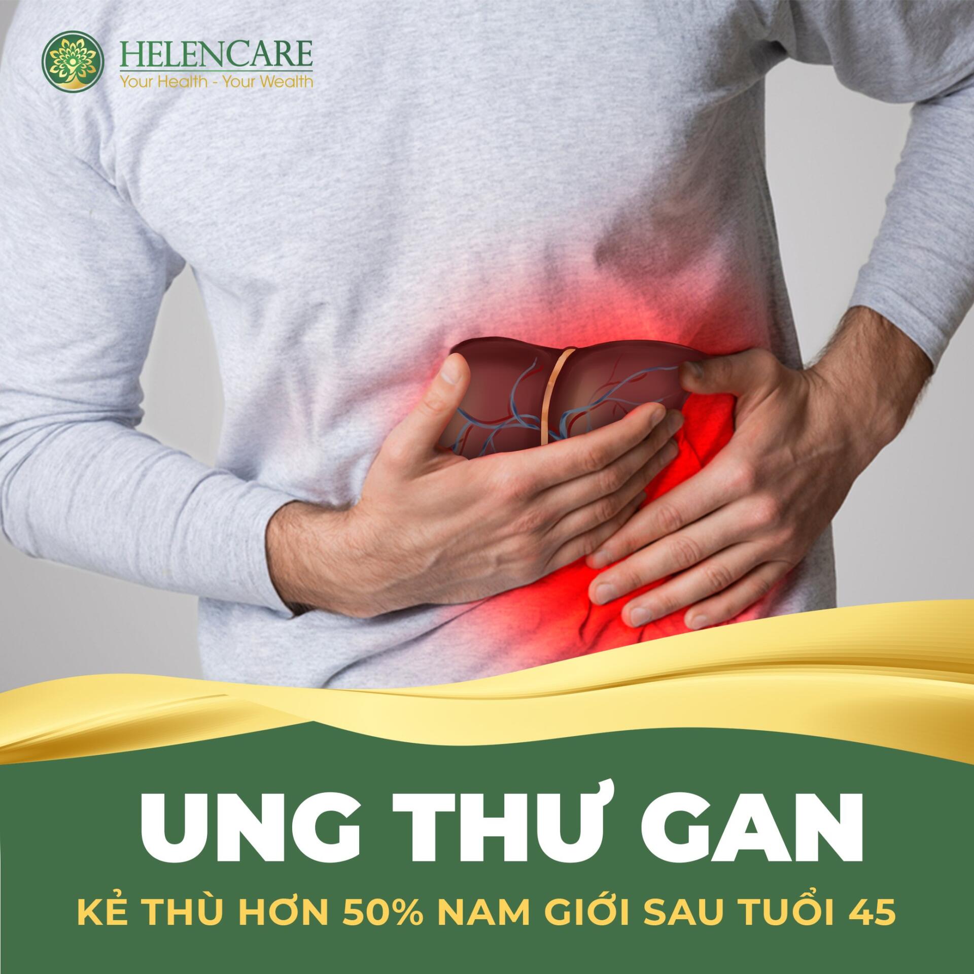 UNG THƯ GAN - “KẺ THÙ” CỦA HƠN MỘT NỬA NAM GIỚI SAU TUỔI 45 - HelenCare
